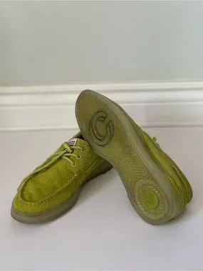 Sperry | Shoes | Sperry Concepts Lime Green Suede Casual Moccasins Mens ...